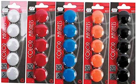 SDI COLOUR MAGNET 30MM (SET OF 5) – Bansal Stationers