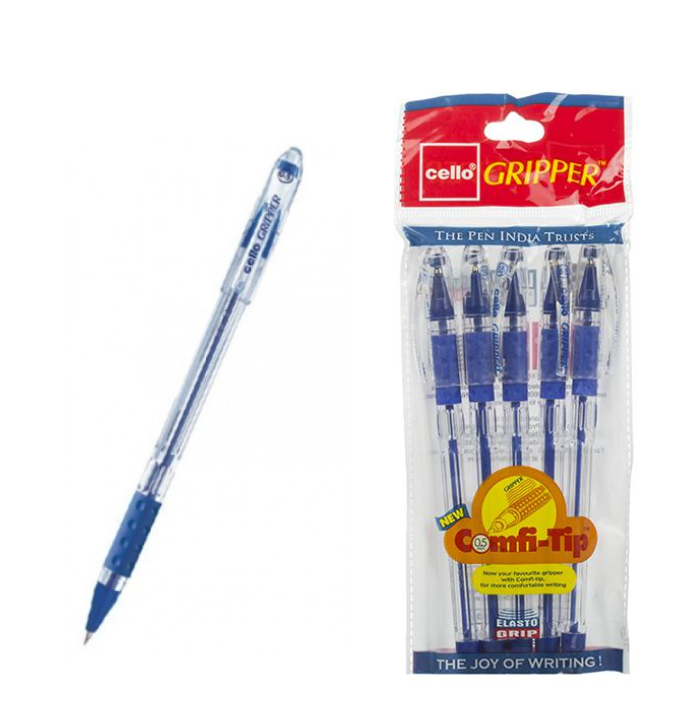 Cello Gripper Ball Pen (Pack of 5) — Bansal Stationers