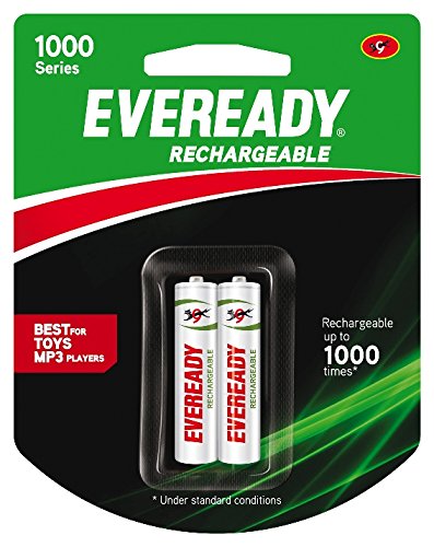Eveready Rechargable AA 1000 Series Cells (Twin Pack) — Bansal Stationers
